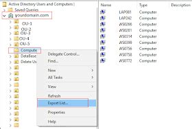 Techies Sphere How To Export Computers List From AD