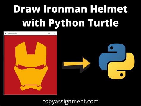 Draw Ironman Helmet With Python Turtle Copyassignment