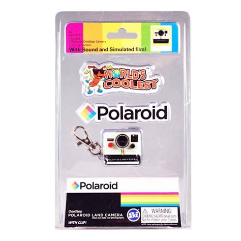 Worlds Coolest Polaroid Camera Keychain Camera Keychain Unique