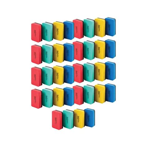 Teachables Mini Whiteboard Erasers Bulk Pack 36