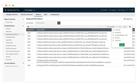 Duplicate File Fixer ManageEngine DataSecurity Plus