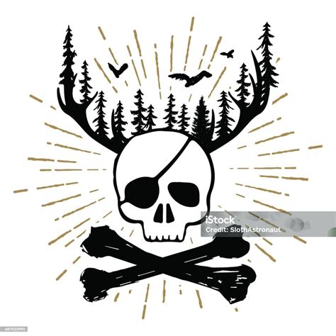 질감 해골 그려진된 빈티지 아이콘 및 뼈 벡터 일러스트 레이 션 검은색에 대한 스톡 벡터 아트 및 기타 이미지 검은색 공예 그래픽 프린트 Istock