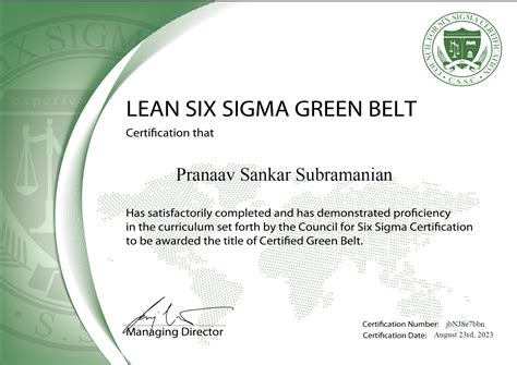 Certifications Pranaav Sankar Subramanians Portfolio