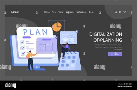 Expertise In Digital Planning Illustrated With Professionals Amid