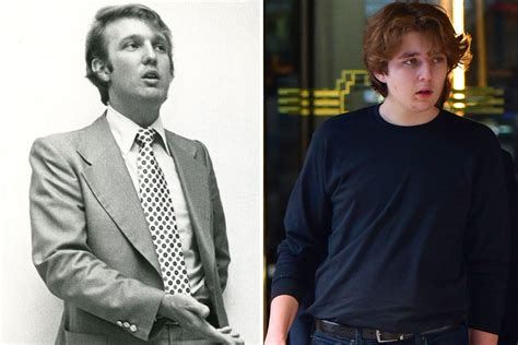 Barron Trump Looks Just Like His Famous Dad Donald In These Throwback Pictures The Us Sun