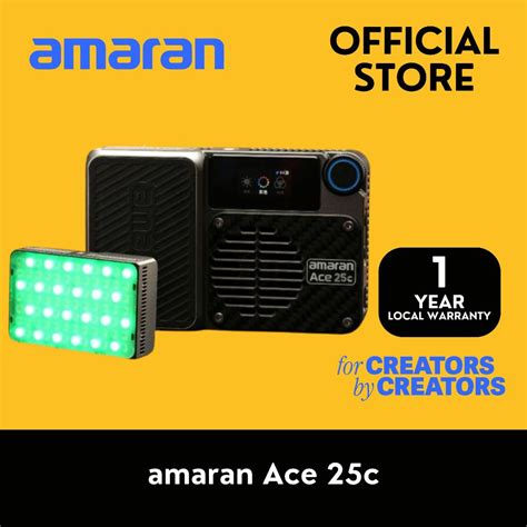 Amaran Ace 25c Rgb Portable Led Video Light For Photography And Videography Shopee Malaysia