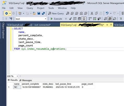 SQL Server Resumable Index Operations SQLServerCentral