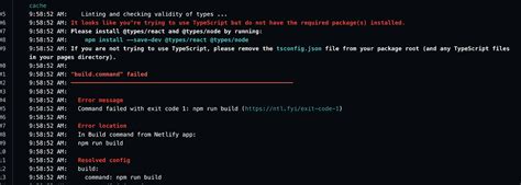 Nextjs Typescript Missing Required Packages Error