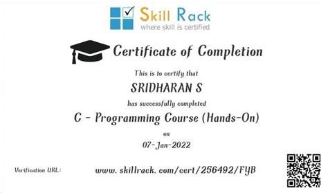 Sridharan S On Linkedin Skillrack Cprogramming Coding