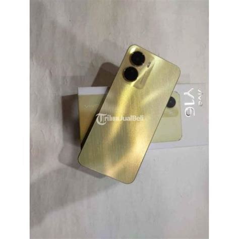 Hp Vivo Y16 RAM 3 32GB Gold Seken Normal Fullset Siap Pakai Di Surabaya Tribun JualBeli