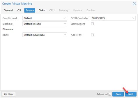 crafting a virtual machine with proxmox ve