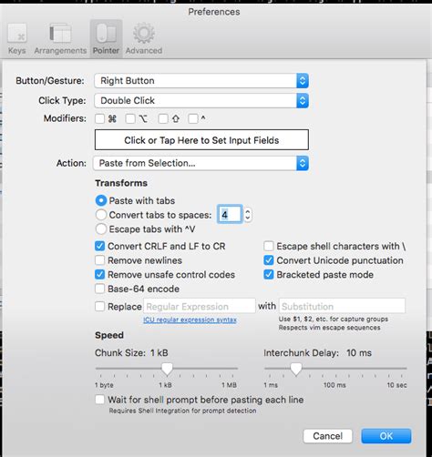 Right Click To Paste From Clipboard Not Working In Iterm2 Rmacos