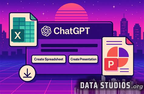 Chatgpt Challenges Excel And Powerpoint Openai Introduces Native Buttons To Create And Download