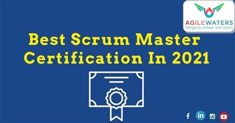 Best Scrum Master Certifications In 2020 Agilewaters Consulting