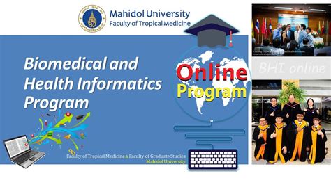 Bhi Online Biomedical And Health Informatics Mahidol Online Program E Learning