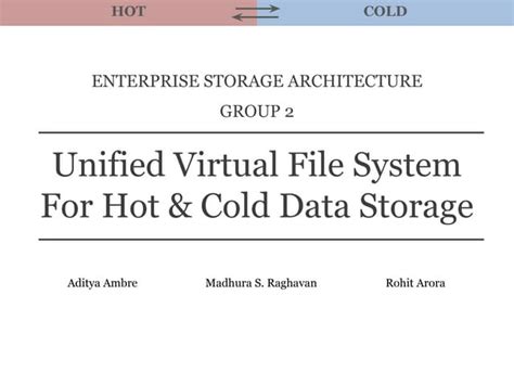 Hot And Cold Data Storage Pdf