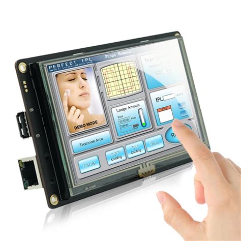 Módulo De Pantalla Lcd De Serie Hmi De 7 Pulgadas Con Programa Y Pantalla Táctil Para Arduino