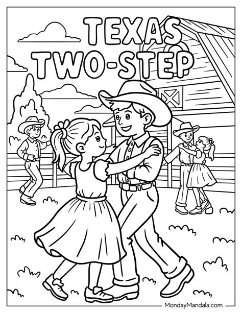 Fiesta San Antonio Coloring Pages