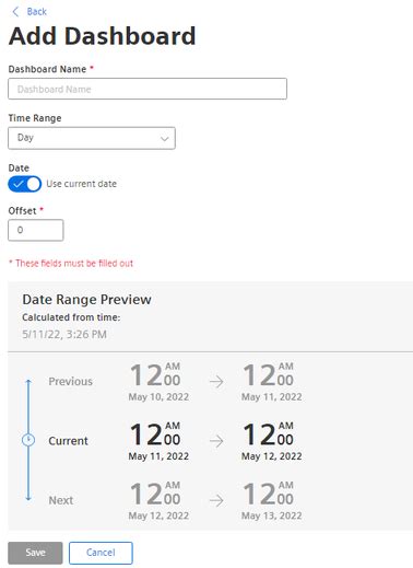 Creating A Dashboard Performance Insight User Documentation