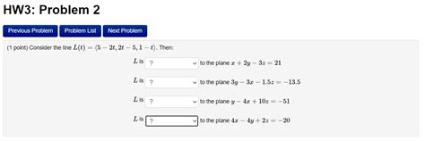Solved Hw3 Problem 2 Previous Problem Problem List Next