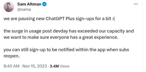 Openai Faces Surge In Demand Pauses Chatgpt Plus Signal Ups My Blog