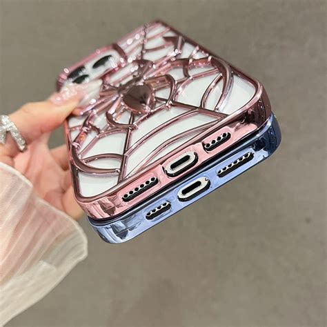Spider Web Silicone Case For Iphone Shockproof 3d Design Icase Stores