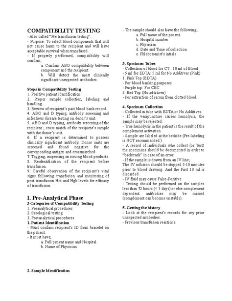 Compatibility Testing Compatibility Testing Also Called “pre Transfusion Testing” Purpose To