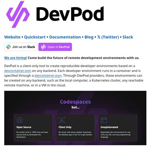 Devpod Is A Tool For Creating And Managing Reusable Developer Environments Using `devcontainer