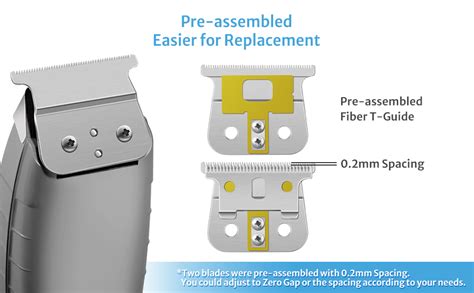 2 Pack T Blades Compatible With Andis T Outliner G Go Gto