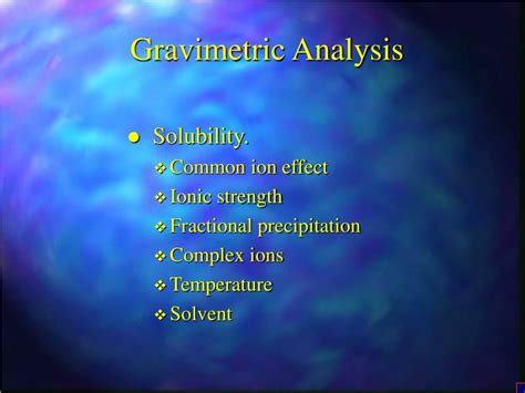 Ppt Gravimetric Analysis Powerpoint Presentation Free Download Id Ppt Gravimetric Analysis Powerpoint Presentation Free Download Id