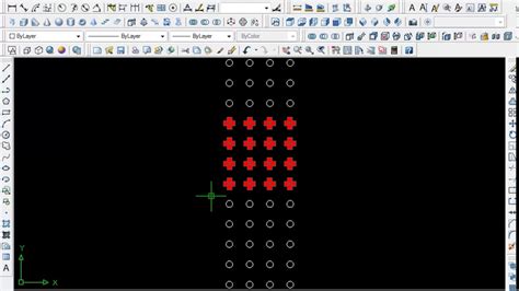 How To Use The Arraypolarandrectanglecommandes In Autocad 2007 Youtube