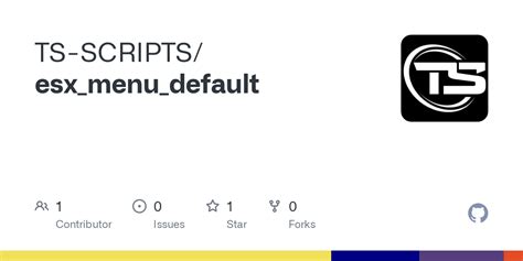 Github Ts Scriptsesxmenudefault