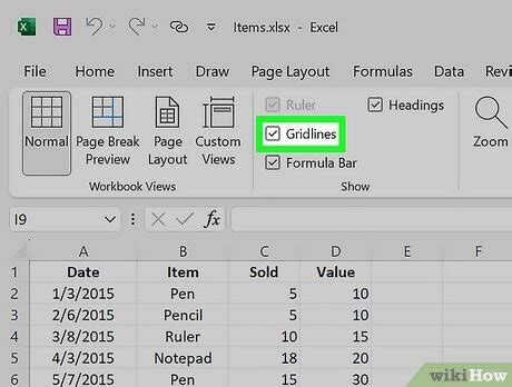 How To Show Gridlines In Microsoft Excel Simple Ways