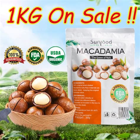 Hgs Hot Sale 1kg Macadamia Nuts Milky Flavored Ready To Eat Macadamia