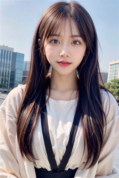 Ai美女可爱的大眼睛女孩 知乎