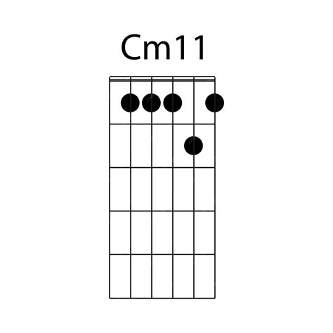 Premium Vector C11 Guitar Chord Icon