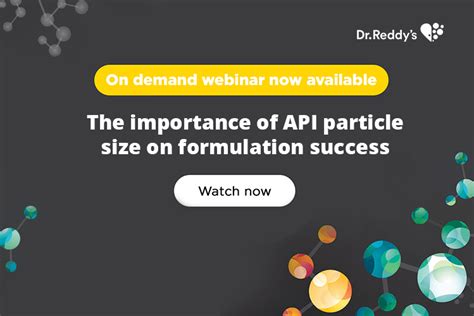 Webinars API Manufacturer And Supplier Dr Reddy S