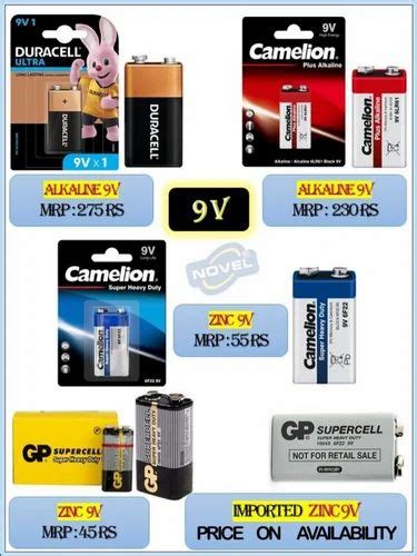 9 V Alkaline battery at ₹ 40/piece | Batteries in New Delhi | ID ...