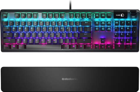 SteelSeries Apex 5 Hybrid Mechanical Gaming Keyboard Per Key RGB Illumination Aircraft Grade