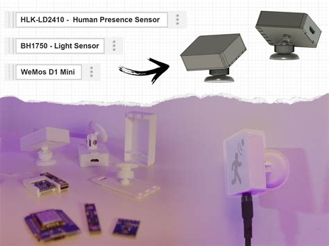Free Stl File Esphome Ld2410 Human Presence Sensor 💻・3d Print Design To