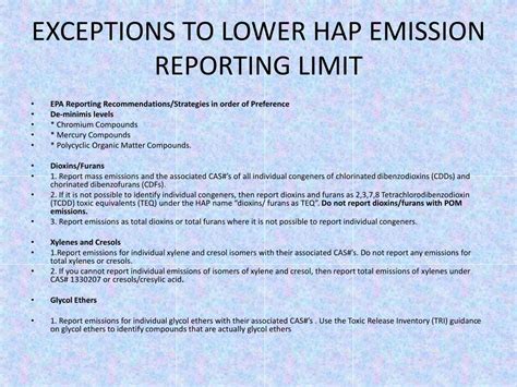 Ppt Achd Reporting Limits Criteria And Hap Emissions Powerpoint