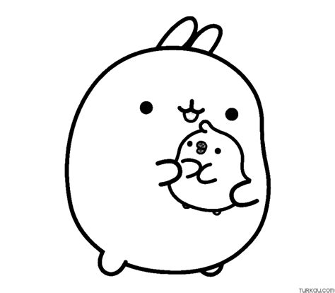Molang Coloring Page Turkau