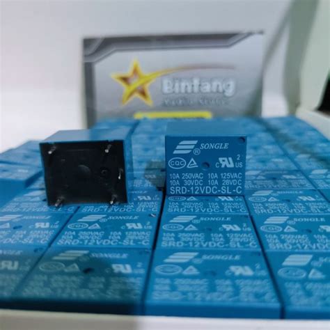 Srd 12vdc Sl C Relay 12vdc 5 Pin Pcb 10a Original Songle Lazada Indonesia