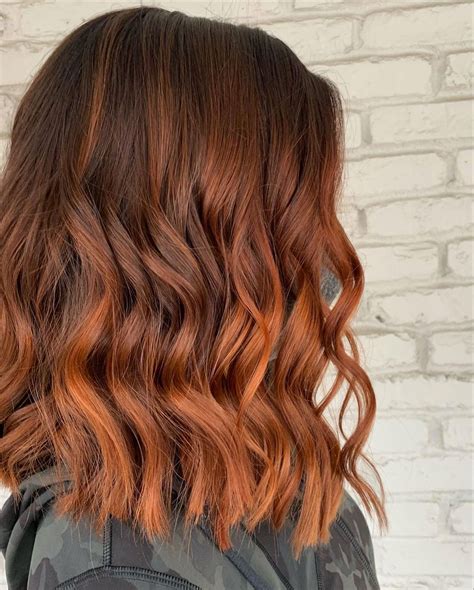 Red Balayage Ombre Hair Balayage Hair Copper Red Balayage Hair