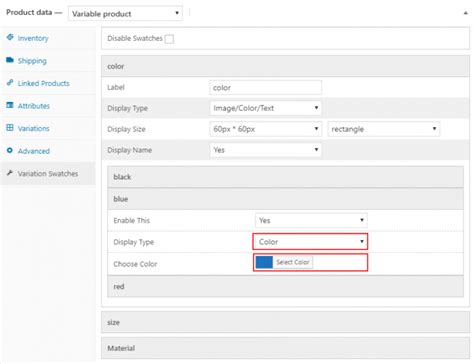 Woocommerce Colors And Swatches Documentation Wp Swings
