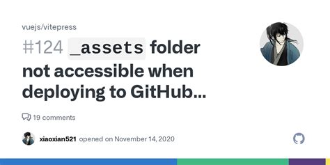 `assets` Folder Not Accessible When Deploying To Github Page · Issue 124 · Vuejsvitepress