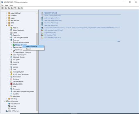 Customize Your Vaults Columns Using Pdm Administration Tool