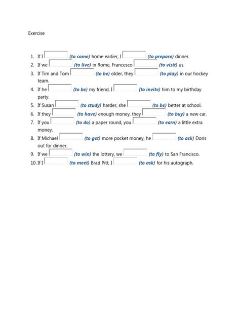 Conditional Sentences Type 2 Pdf