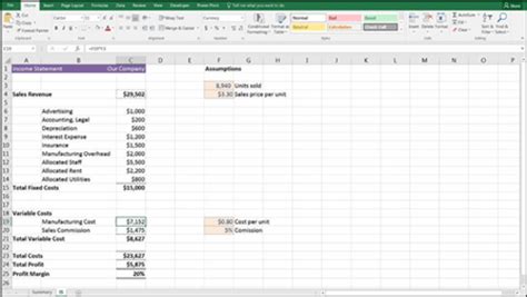 Financial Modeling In Excel Linking In Excel Learn