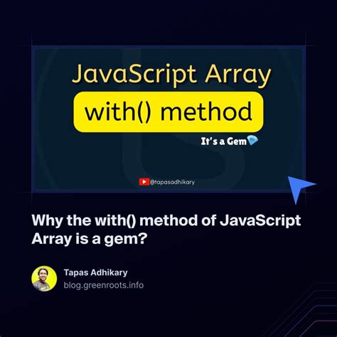 Hashnode On Linkedin Learn About The New `with` Method In Javascript